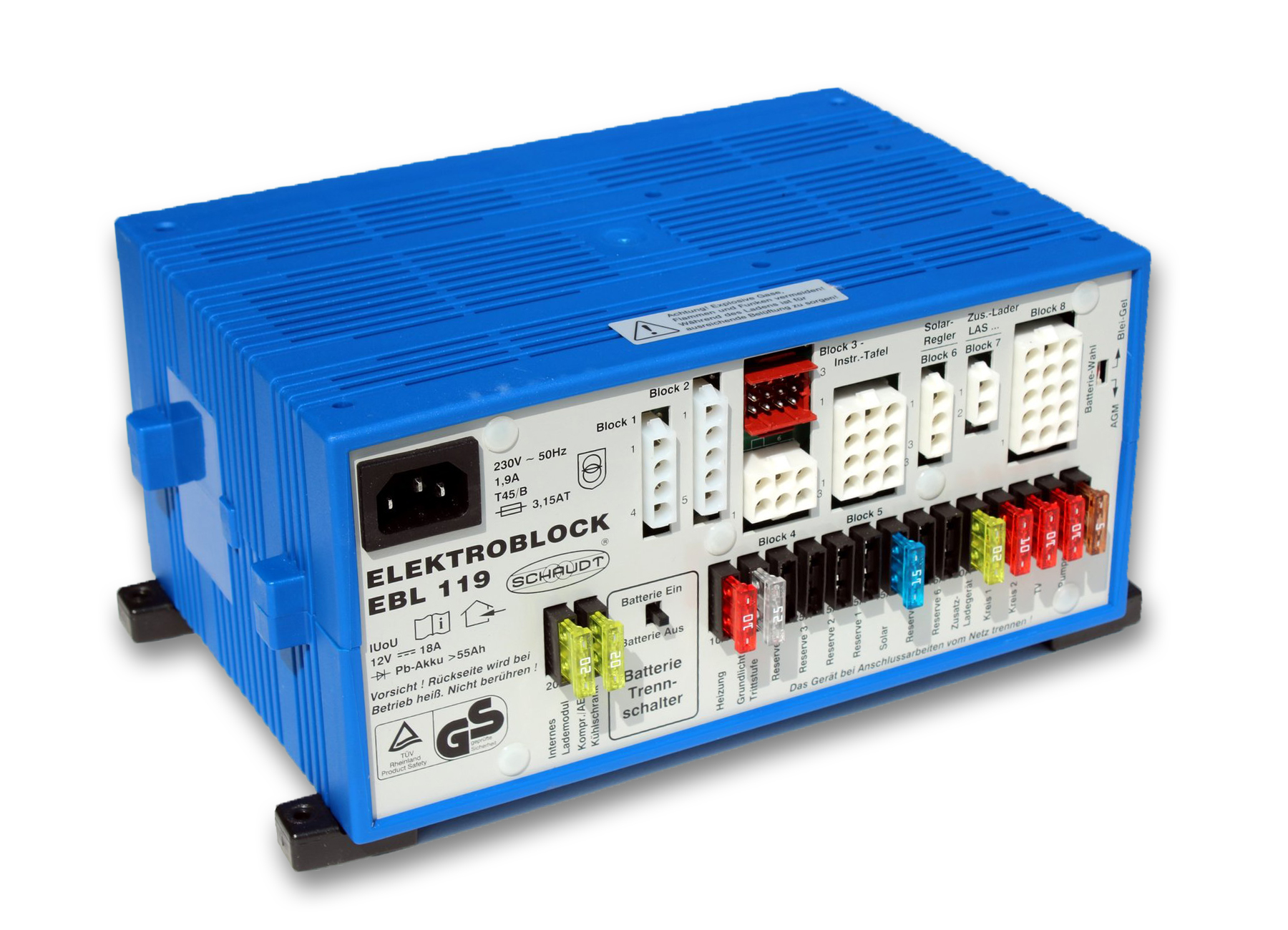 EBL (electric block) connections caravan | motorhome – Dethleffs ...